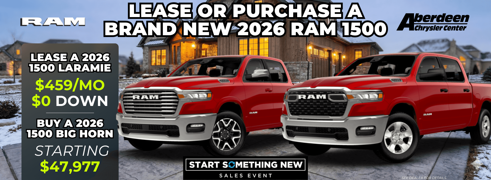 Chrysler Dodge Jeep RAM Dealer Serving ND & SD | Aberdeen Chrysler