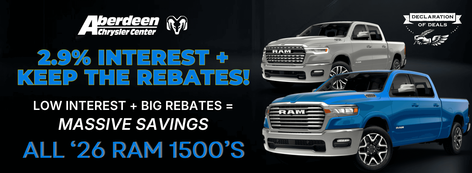 Chrysler Dodge Jeep RAM Dealer Serving ND & SD | Aberdeen Chrysler