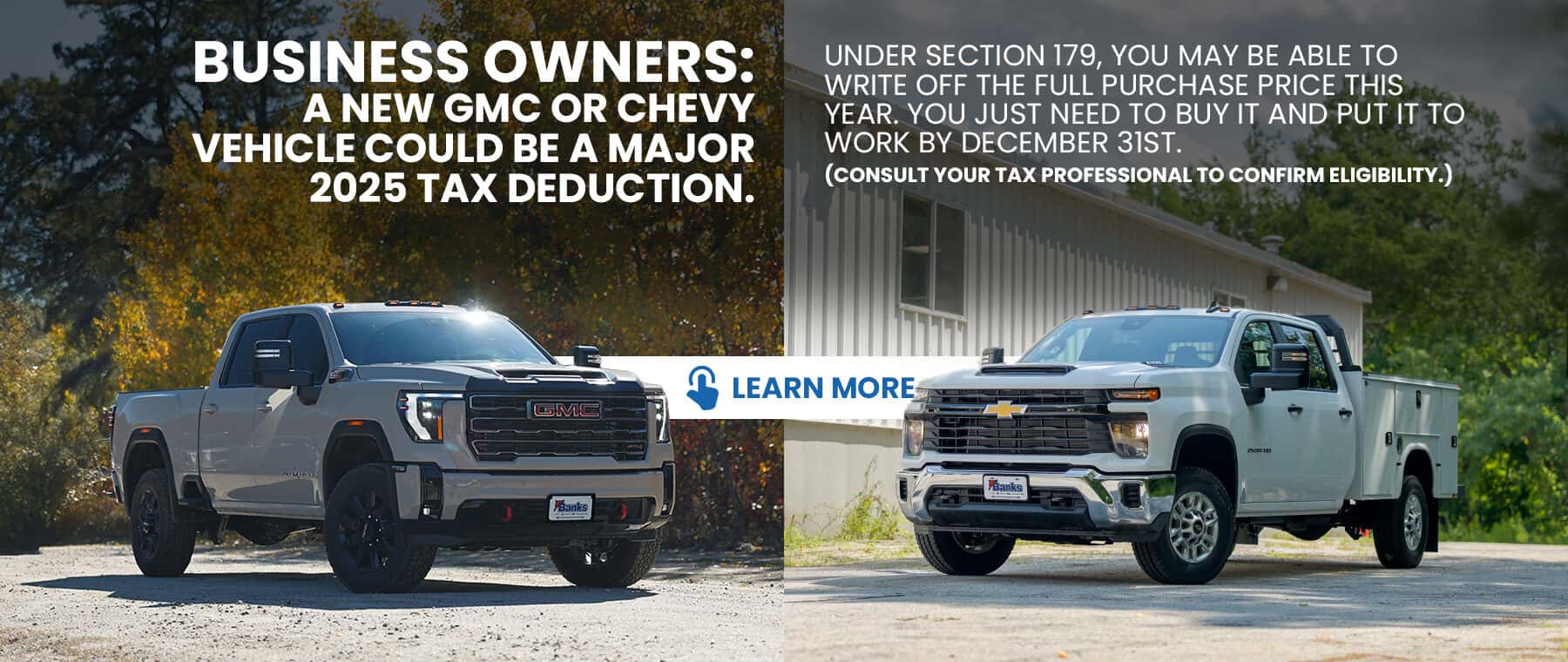 Banks Chevy GMC Cadillac Buick Dealer Concord, NH | Manchester, NH