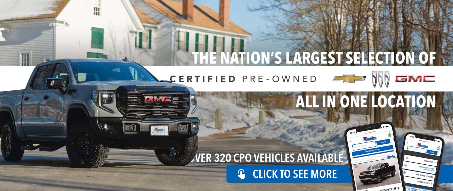 Banks Chevy GMC Cadillac Buick Dealer Concord, NH | Manchester, NH