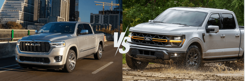 Pickup Truck Showdown: 2025 RAM 1500 vs. 2025 Ford F-150