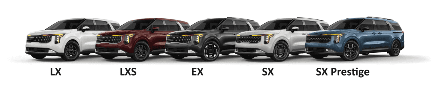2025 Kia Carnival Trim Levels | Edwards Kia