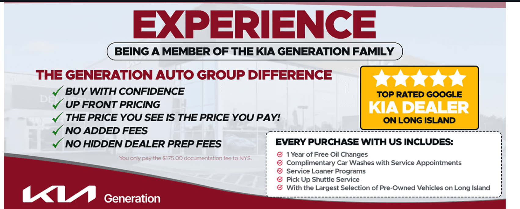Generation Kia Dealership Located In Bohemia, NY