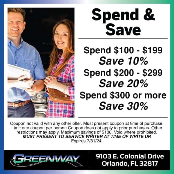 Auto Service Specials