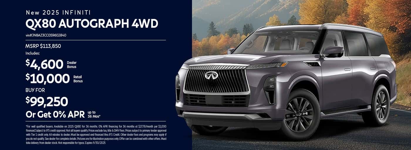 New INFINITI Specials | INFINITI of White Plains | Near The Bronx