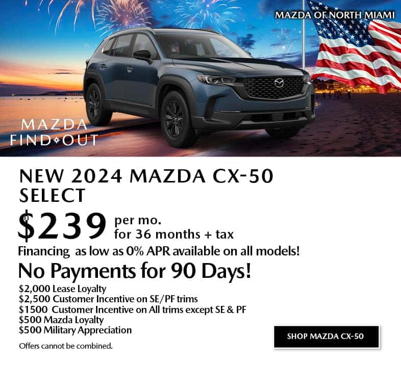 New Mazda Lease & Finance Deals in Miami, FL - Mazda of North Miami