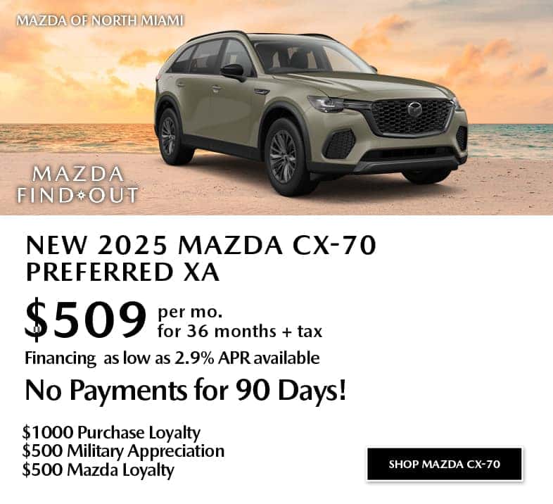 New Mazda Lease & Finance Deals in Miami, FL - Mazda of North Miami