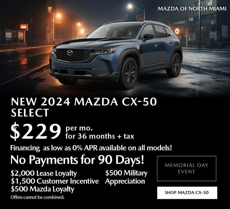 New Mazda Lease & Finance Deals in Maimai, FL - Mazda of North Miami