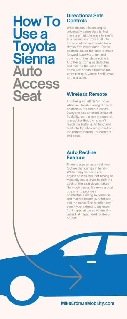 How To Use a Toyota Sienna Auto Access Seat | Mike Erdman Mobility