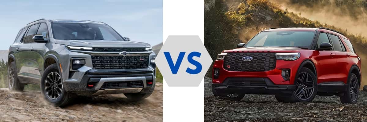 2025 Chevy Traverse vs Ford Explorer Comparison: Which Family SUV Wins?