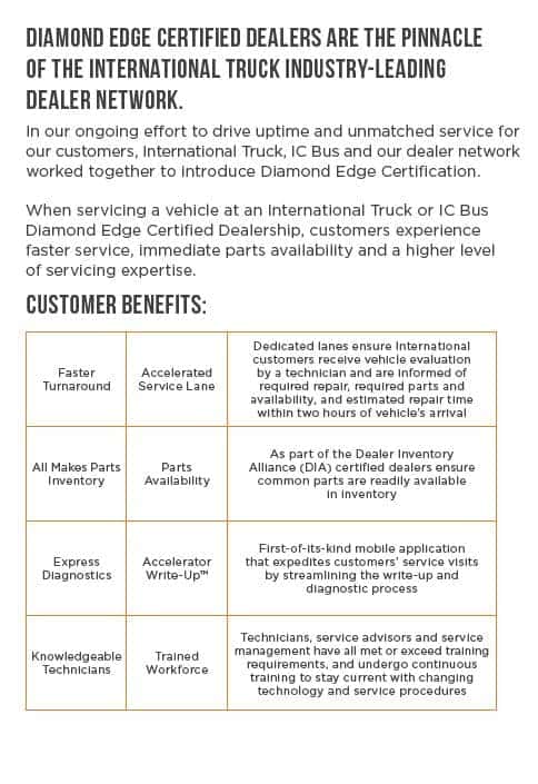 Diamond Edge Difference | Rechtien International Trucks