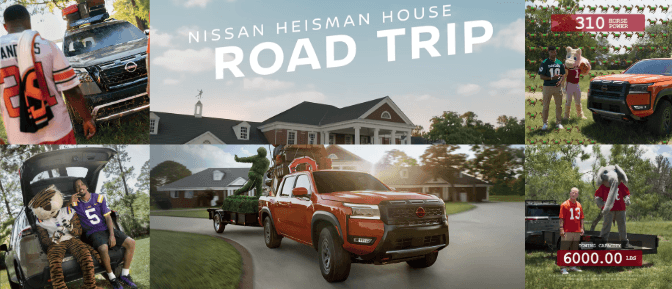 On the Road with the Nissan Heisman House Lineup | Wendle Nissan